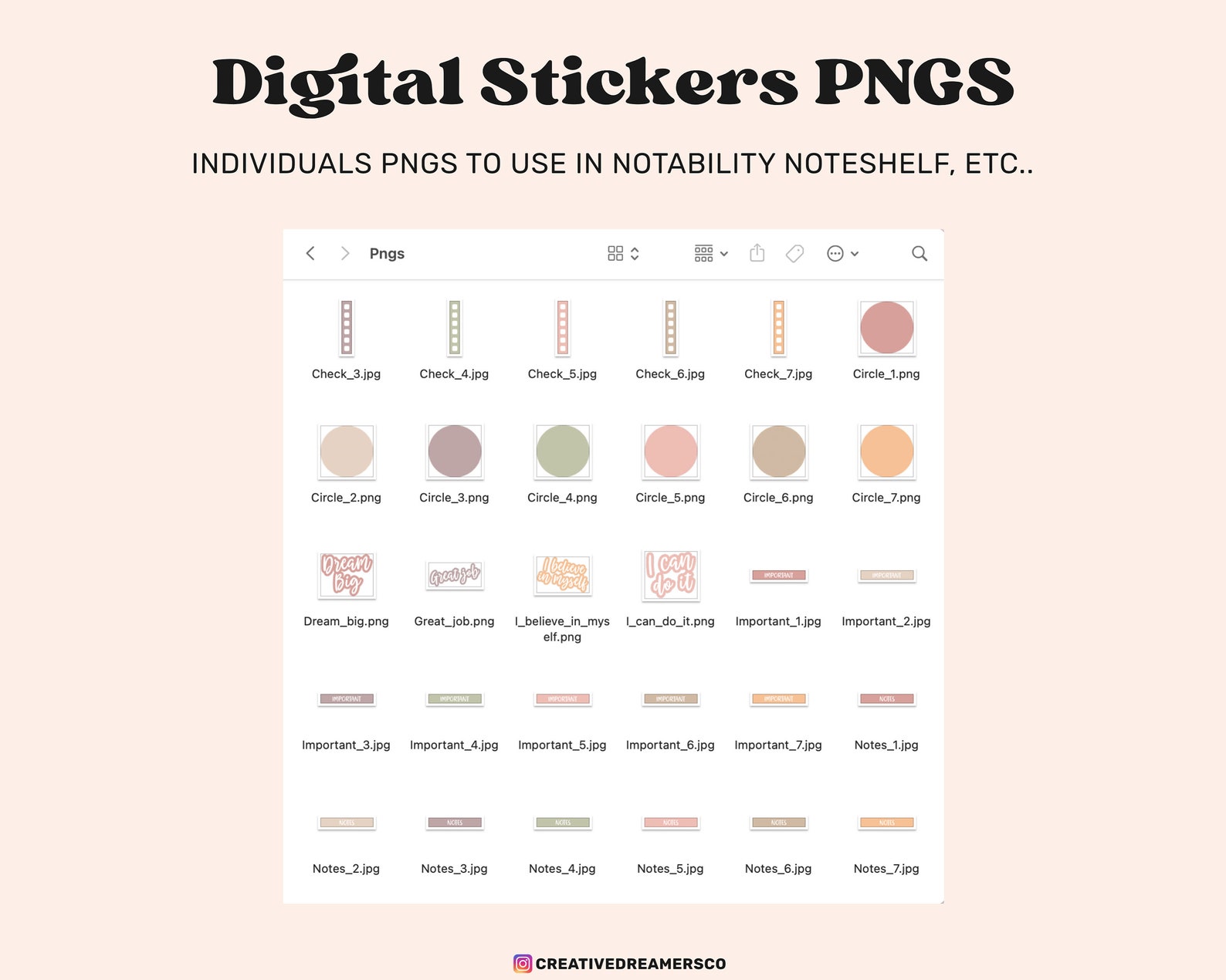 Goodnotes Digital Stickers Boho Digital Stickers Precropped - Etsy