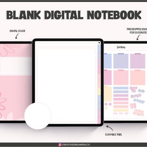 Digital Notebook Goodnotes Digital Journal Notability iPad | Etsy