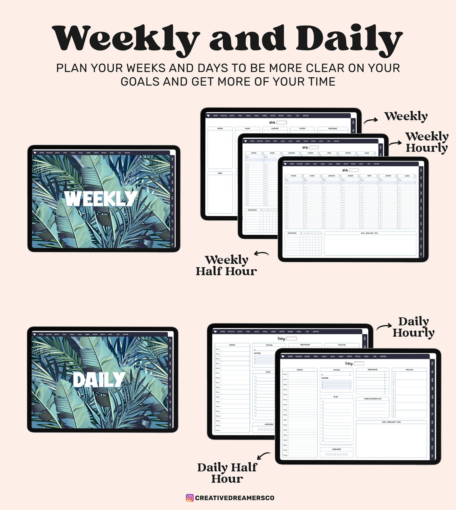 Digital Life Planner Ipad Planner Goodnotes Planner Digital - Etsy