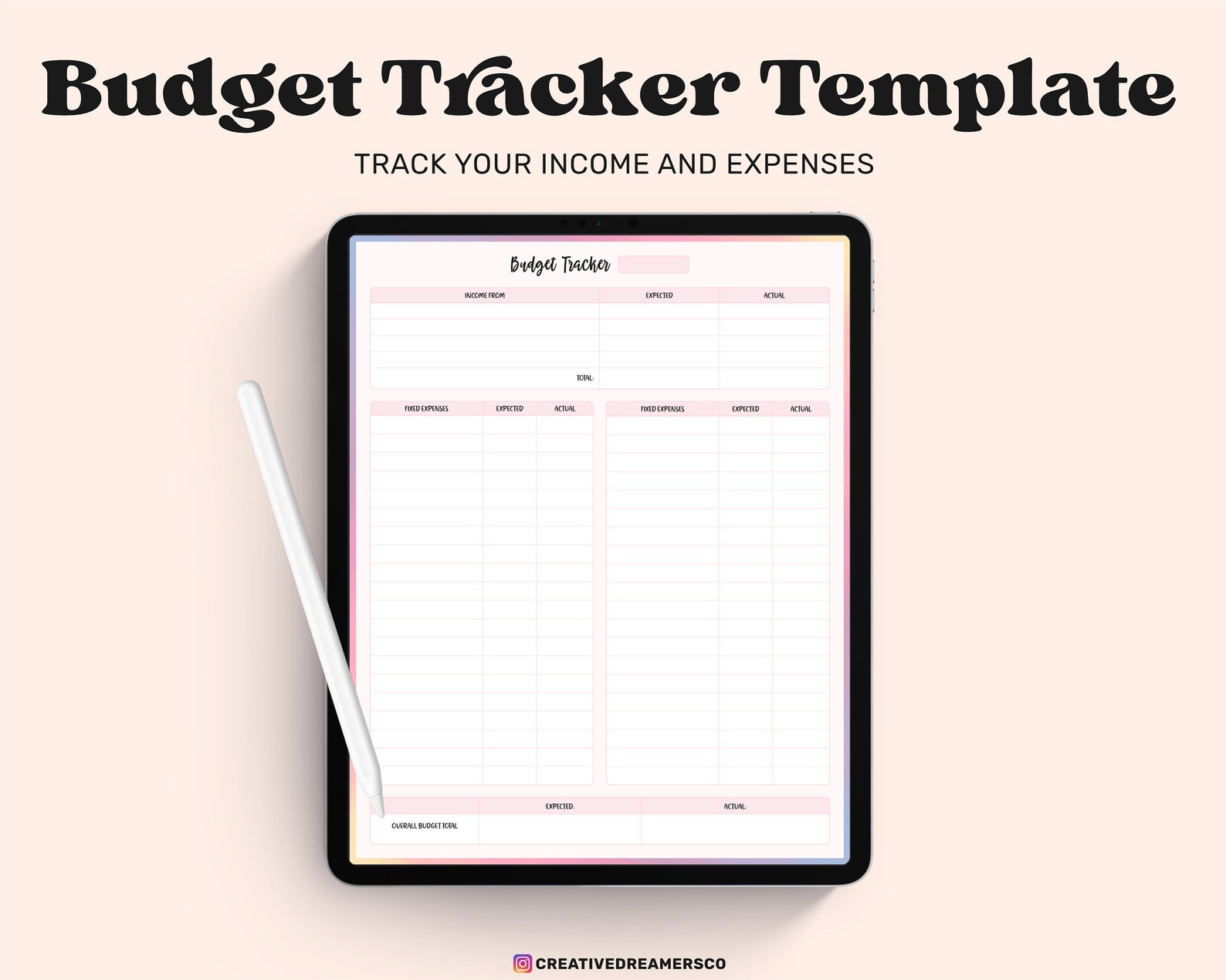 Digital Financial Planner Goodnotes Template Digital Budget - Etsy