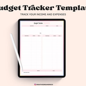 Digital Financial Planner Goodnotes Template, Digital Budget Planner ...