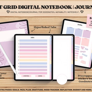 Digital Notebook Goodnotes, Digital Journal, Notability, Digital Notes ...