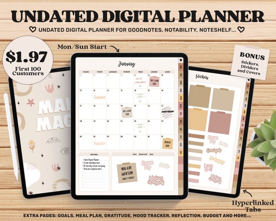 Paper & Party Supplies Paper Digital Covers Digital Planning Planner ...