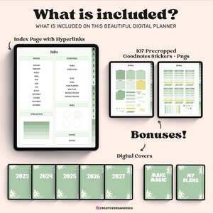 Goodnotes Planner, iPad Planner, Undated Digital Planner, Goodnotes ...