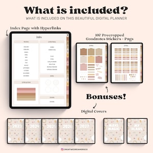 Goodnotes Planner, Undated Digital Planner, Digital Journal Pdf, Cute ...