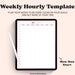 Weekly Planner Goodnotes Template, Undated, Digital Planner Pdf, iPad ...