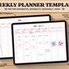 Monthly Planner Goodnotes Template, Undated Monthly Planner, Monthly ...