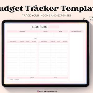 Digital Budget Planner Goodnotes Template, Digital Financial Planner ...