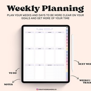 Goodnotes Planner, Undated Digital Planner, Digital Planner Ipad ...