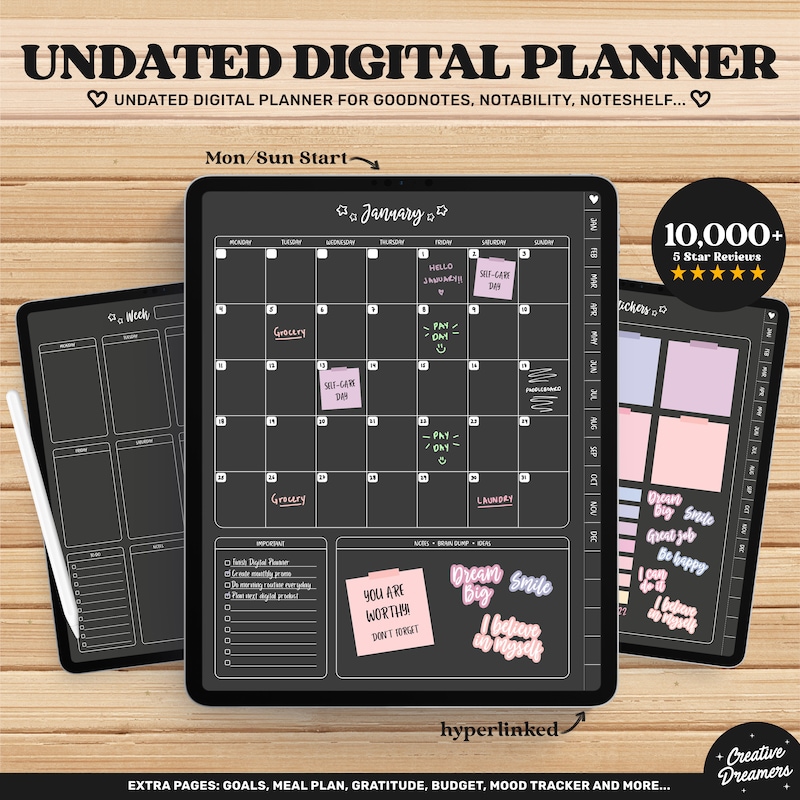 Digital Planner - Etsy
