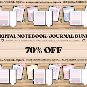 Digital Notebook Goodnotes, Digital Journal, Notability, Digital Notes ...