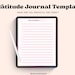 Digital Gratitude Journal Goodnotes Template, Undated Digital Planner ...