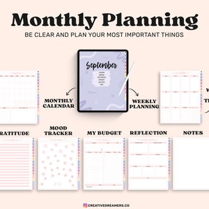 Undated Digital Planner Goodnotes, iPad Planner, Notability Planner ...