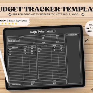 Digital Budget Planner, Goodnotes Template, Monthly Budget, Weekly ...