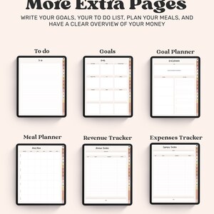 IPad Planner Digital, Pink Digital Planner Undated, Goodnotes Planner ...
