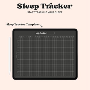 Sleep Habit Tracker Goodnotes Template, Monthly Habit Tracker, Daily ...