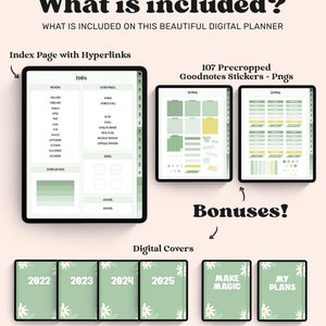 Goodnotes Planner Ipad Planner Undated Digital Planner - Etsy