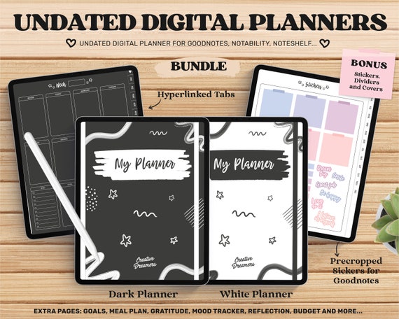 Digital Planner Bundle Goodnotes Planner Ipad Planner - Etsy