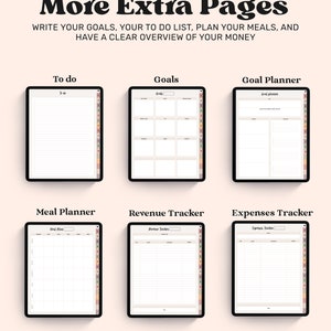 Undated Goodnotes Planner, Monthly Digital Planner, Goodnotes Template ...