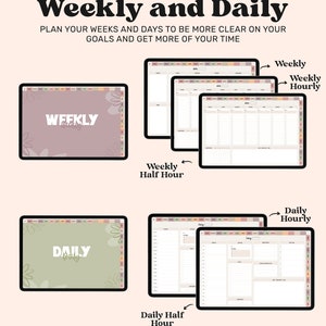 Digital Planner Ipad, Goodnotes Planner, Undated Digital Planner ...