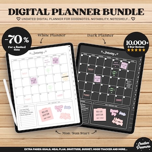 Digital Planner Bundle, Goodnotes Planner, iPad Planner, Digital ...