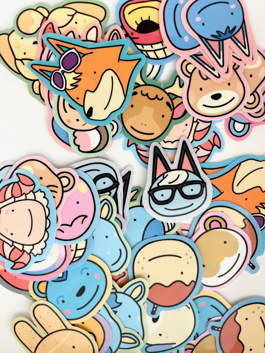 Animal Crossing Villager Stickers ACNH Cute Stickers - Etsy
