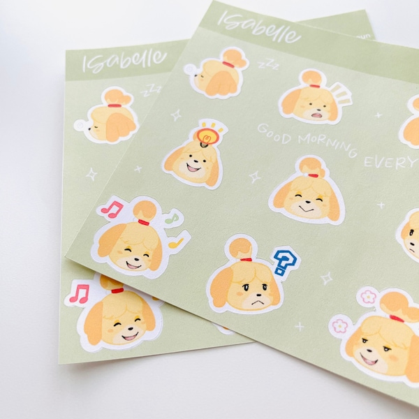 Isabelle Sticker - Etsy