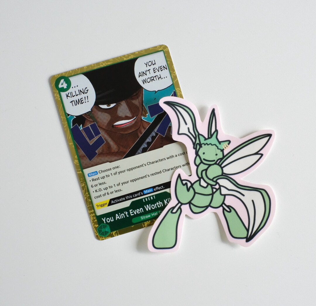 Ditto Scyther Zoro One Piece Sticker / Vinyl Sticker for Manga Lover ...