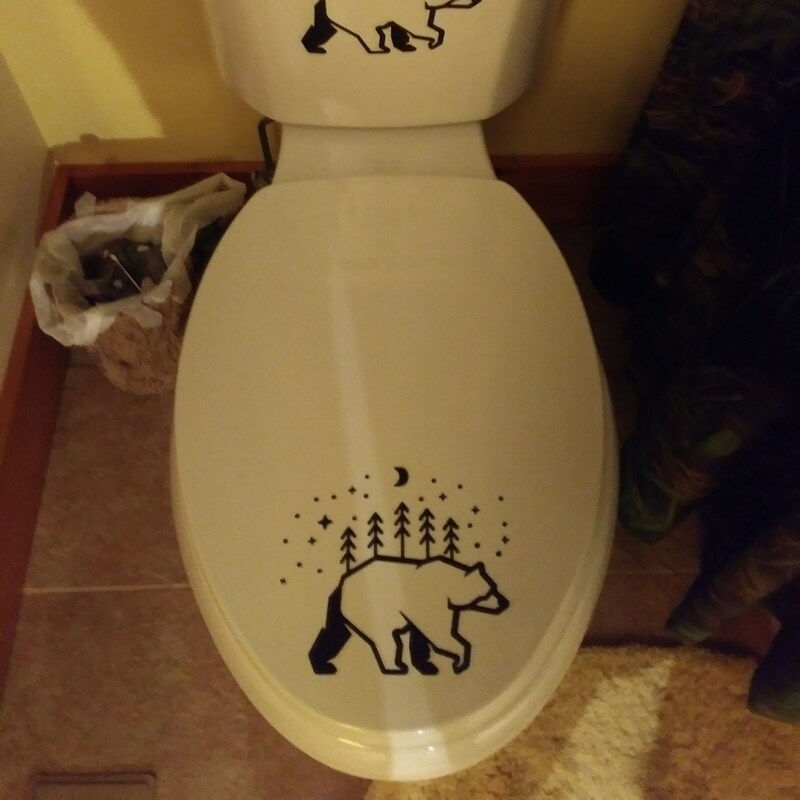 Toilet Decal - Etsy