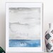 Calm Landscape Watercolor Print Simple Wall Art Blue - Etsy