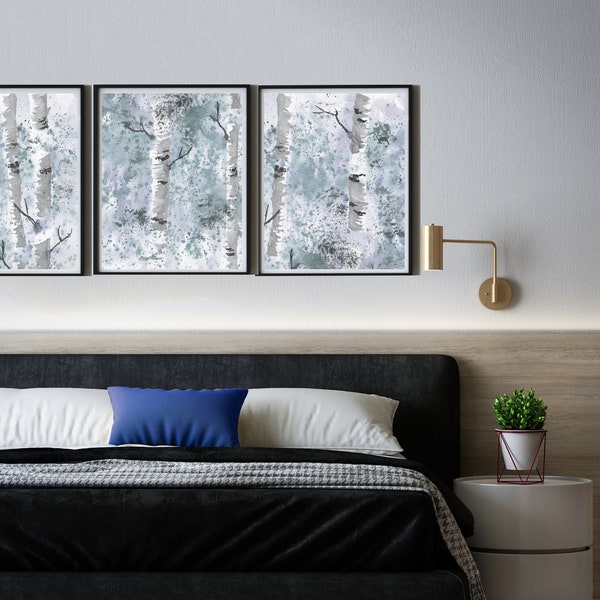 Tree Triptych - Etsy