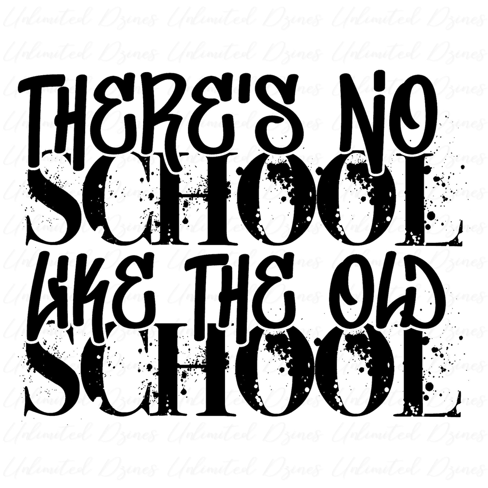 No School Like the Old School | Old School PNG | Digital Download ...