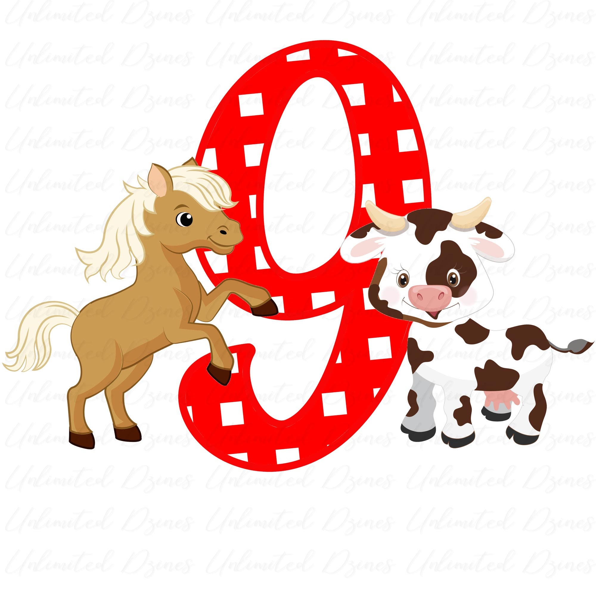 Farm Animal PNG | Birthday PNG | Digital Download, Animal Birthday Png ...