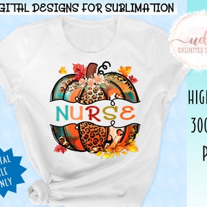 Fall Nurse PNG | Pumpkin Nurse PNG | Digital Download, Fall Christian ...