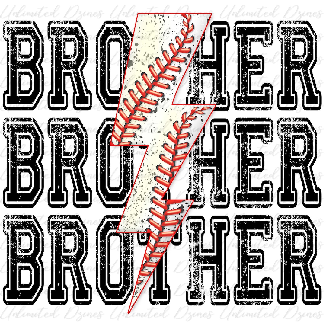 Baseball Brother PNG, Brother Baseball, Sublimation Design ...