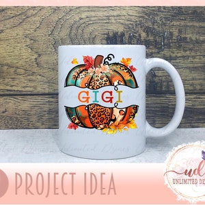 Fall Pumpkin Gigi PNG | Pumpkin Gigi PNG | Digital Download, Fall ...