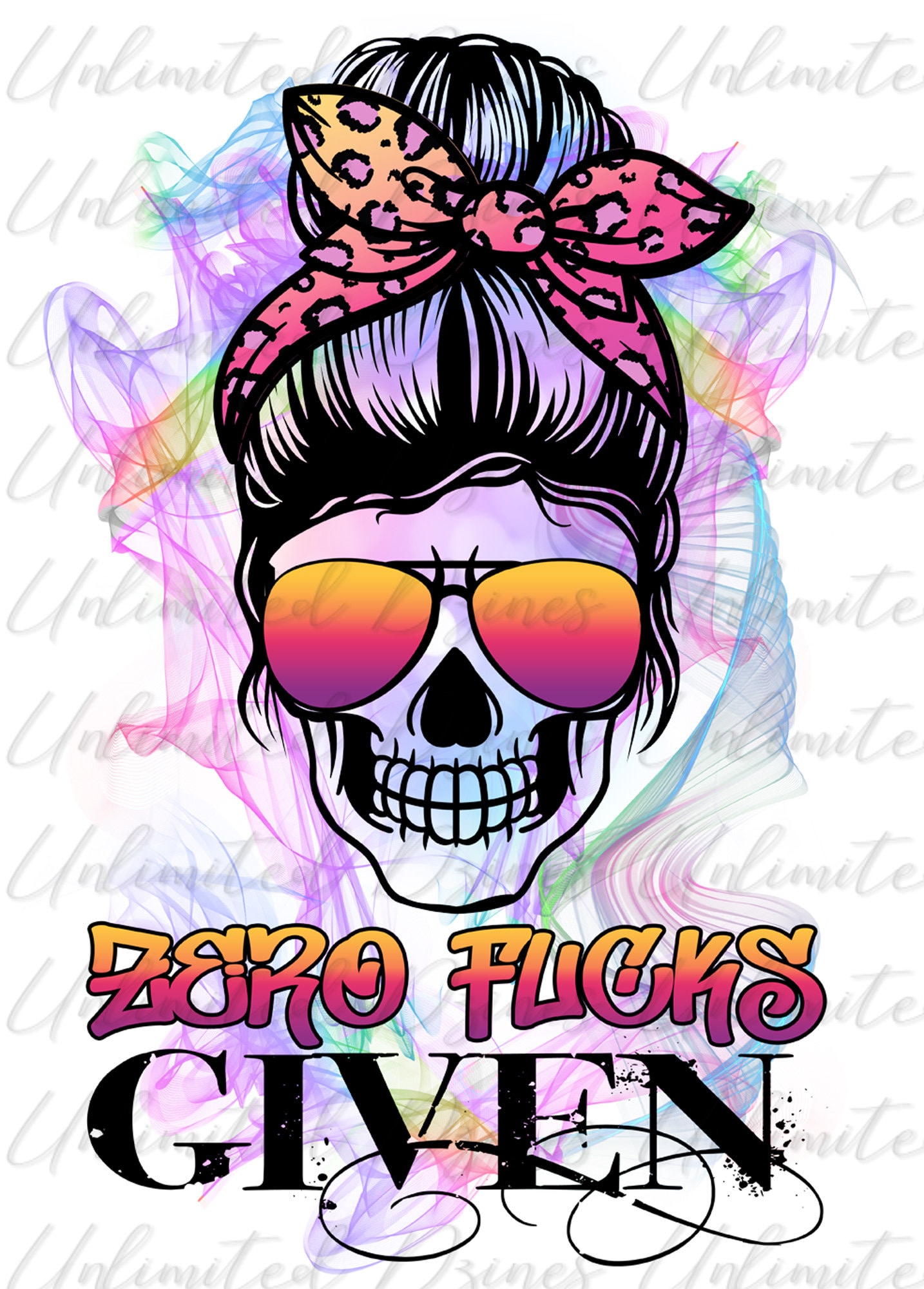 Zero Fucks Given Png, Skull Mom Png, Messy Bun Png, Messy Bun Skull Png ...