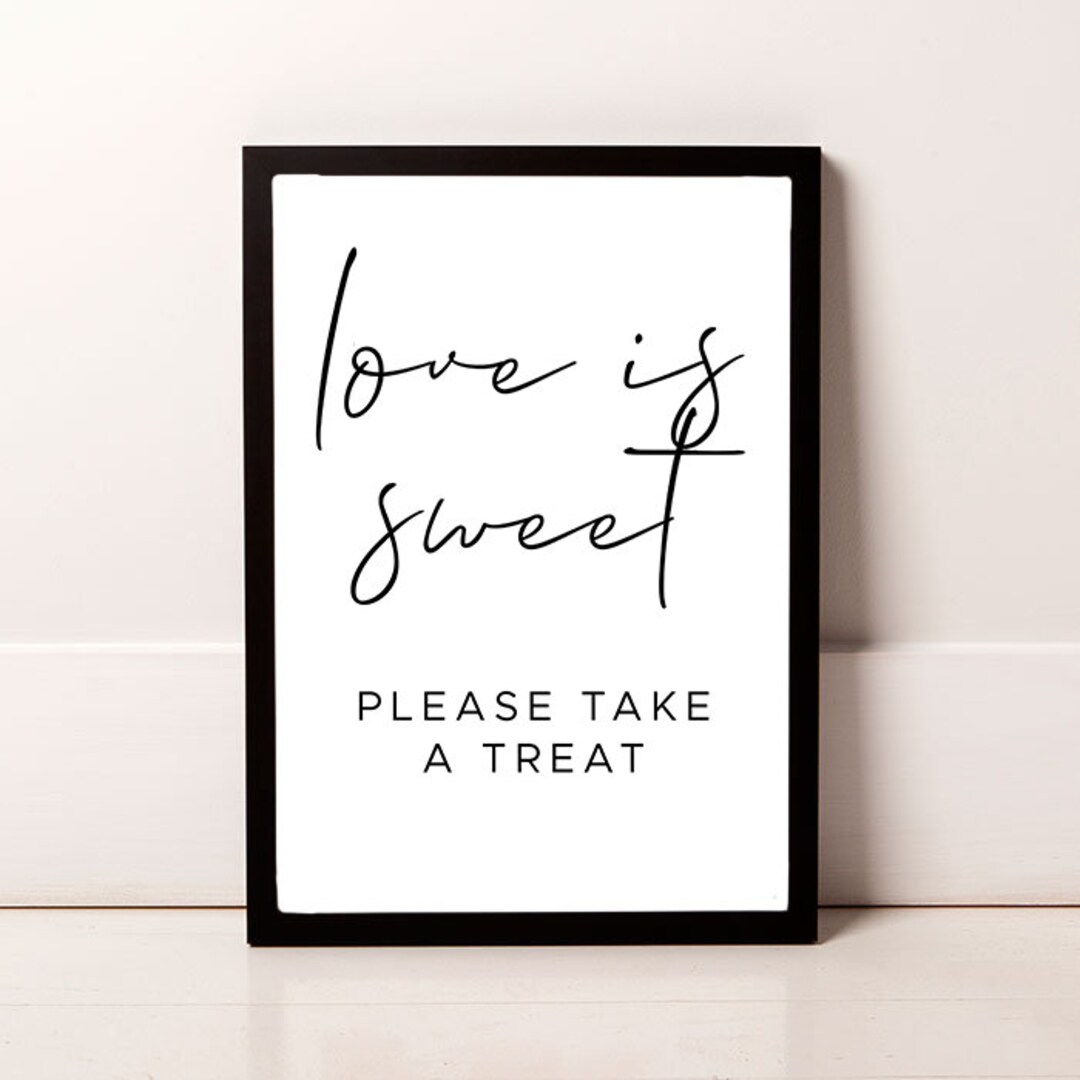 Dessert Table Wedding Sign, Wedding Signage, Dessert Signage - Etsy