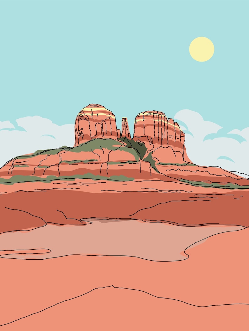 Sedona IN COLOR, Arizona Red Rock - Etsy