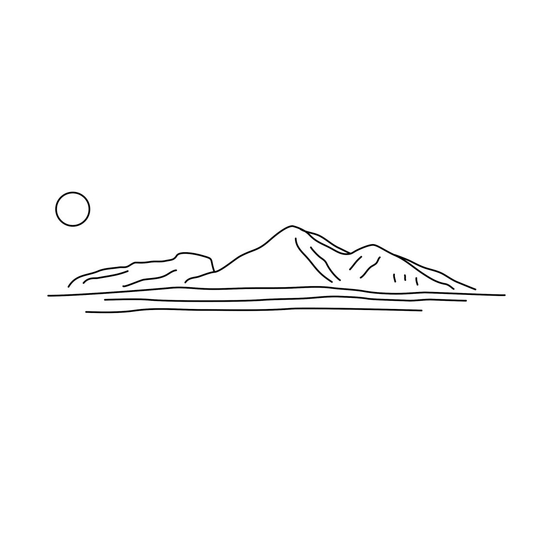 Camelback Mountain, Arizona, Minimal Line Art - Etsy