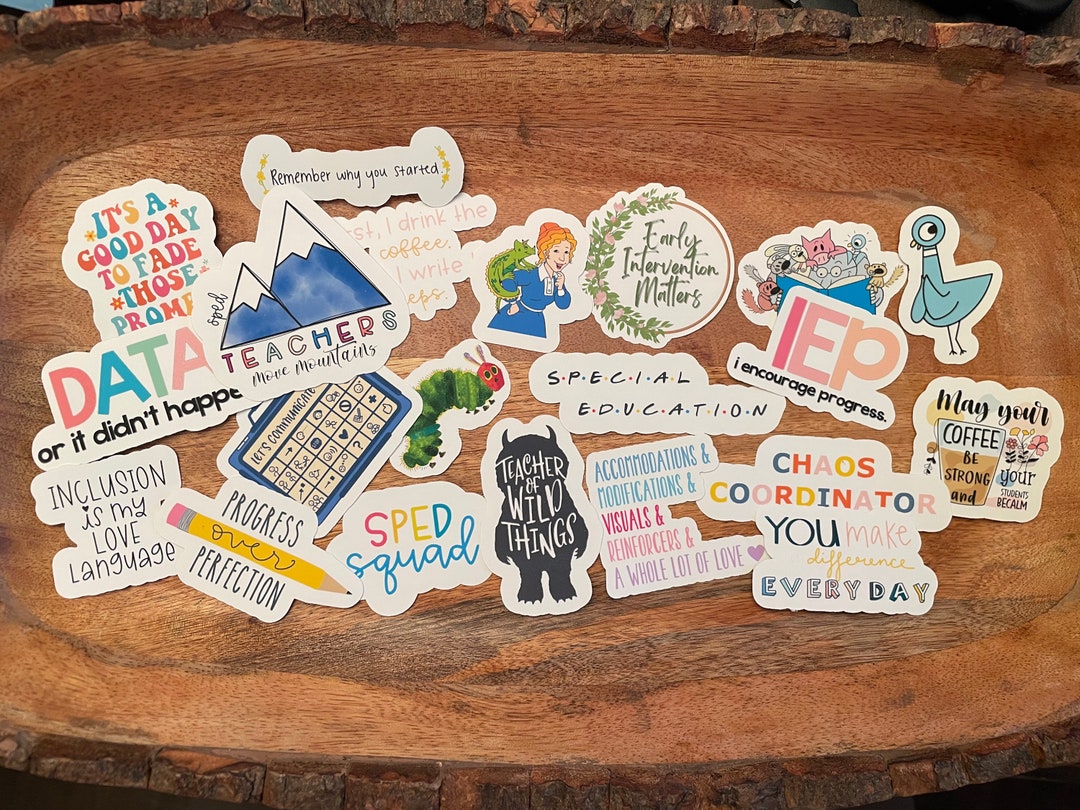 Special Ed Teacher Stickers - Laptop Stickers - Teacher Gifts - Teacher ...