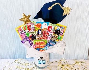 Smarties Candies Bouquet, Smarties Candies Graduation Bouquet, Smarties ...
