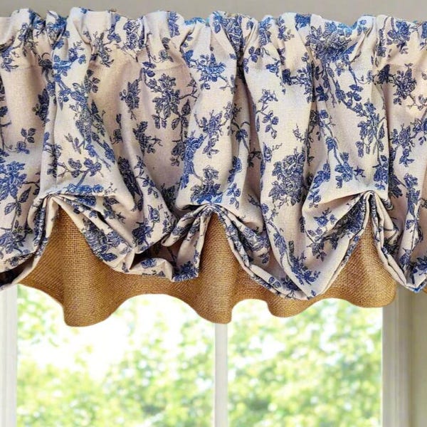Balloon Valance - Etsy