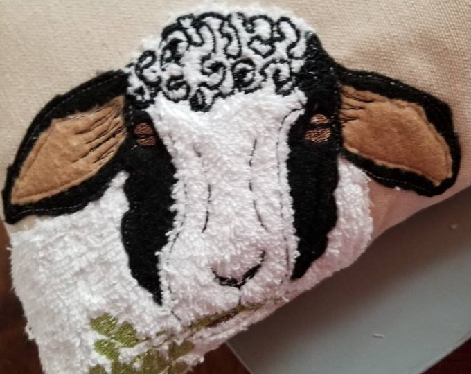 Sheep Pillows-sheep Gifts-farmhouse Pillow-appliqued - Etsy