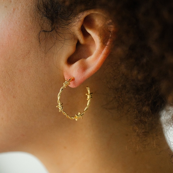 Gold plated earrings for sensitive ears store