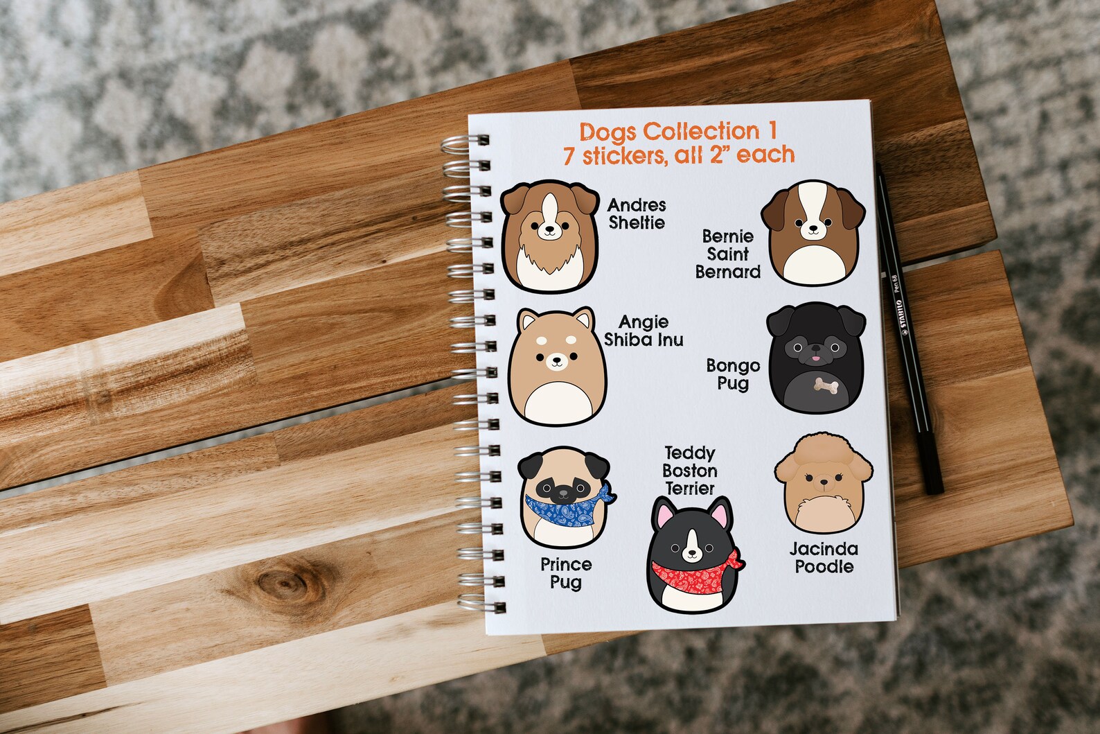 Squishmallow Sticker Pack | Cats & Dogs - Etsy