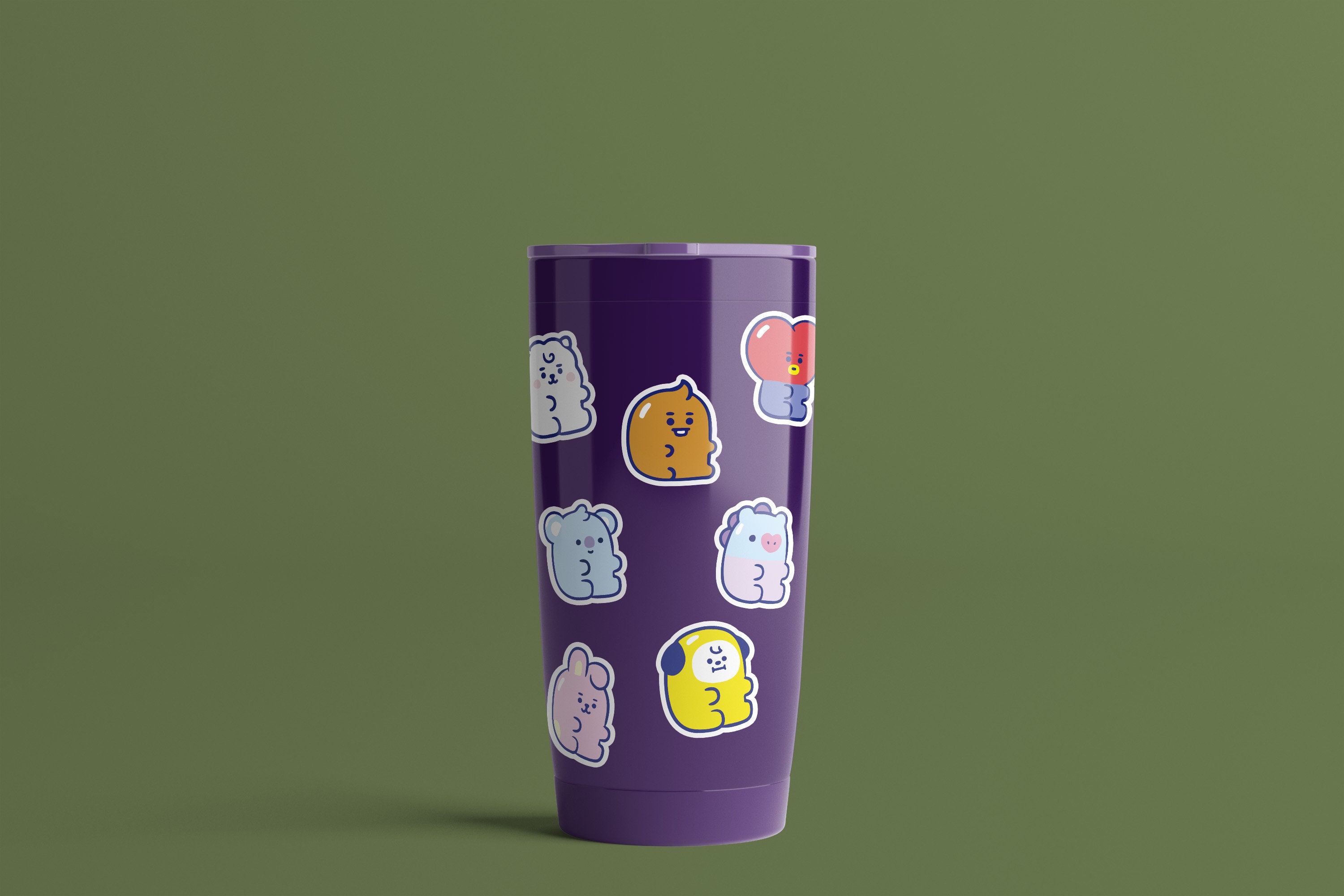 BT21/BTS Jelly Candy Sticker Pack - Etsy