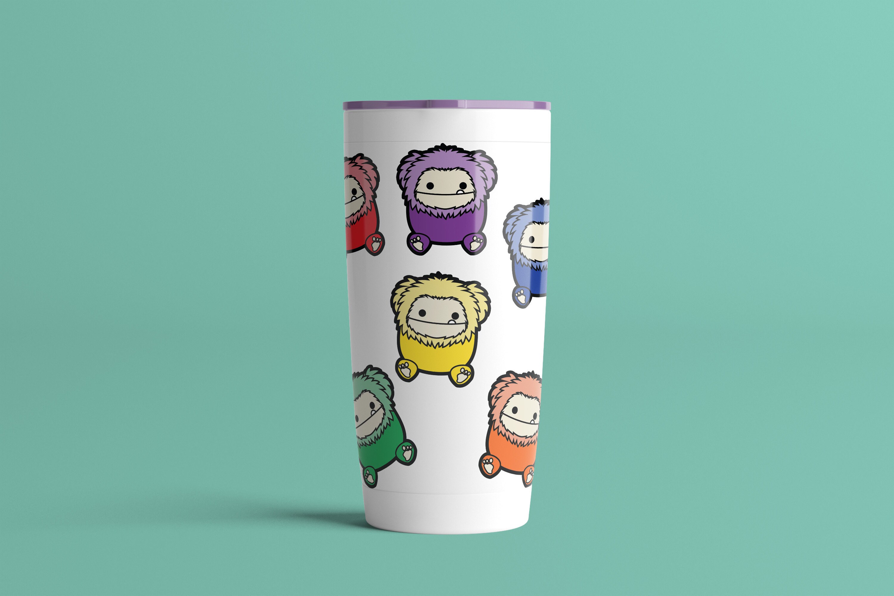 Squishmallow Sticker Pack | Rainbow Benny the Bigfoot - Etsy