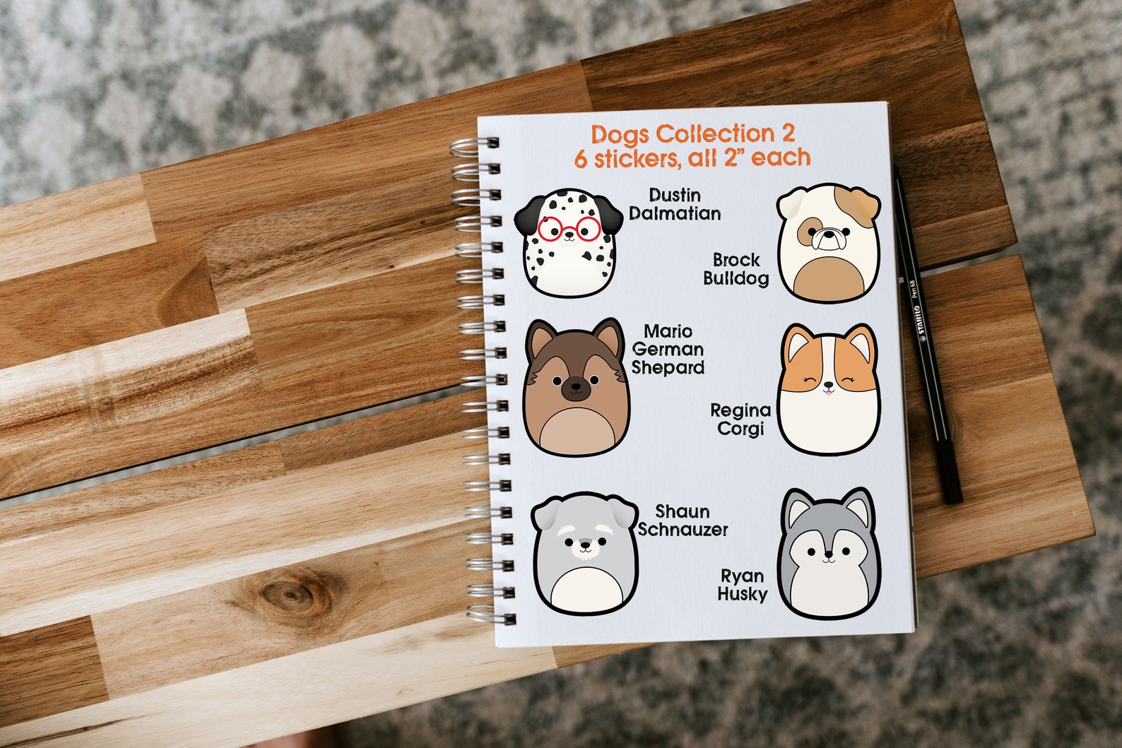 Squishmallow Sticker Pack | Cats & Dogs - Etsy
