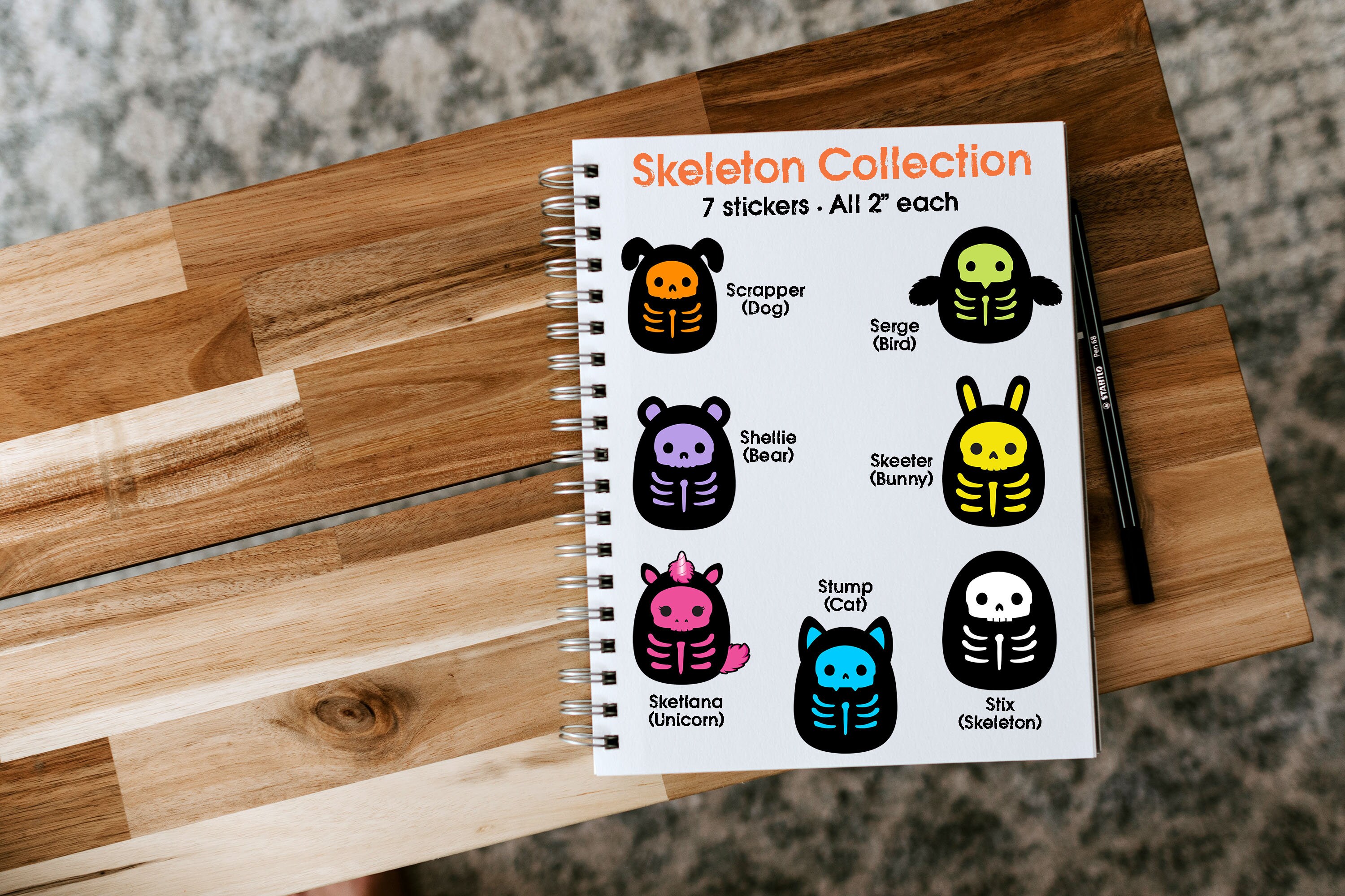 Squishmallow Sticker Pack | Halloween Collections - Etsy